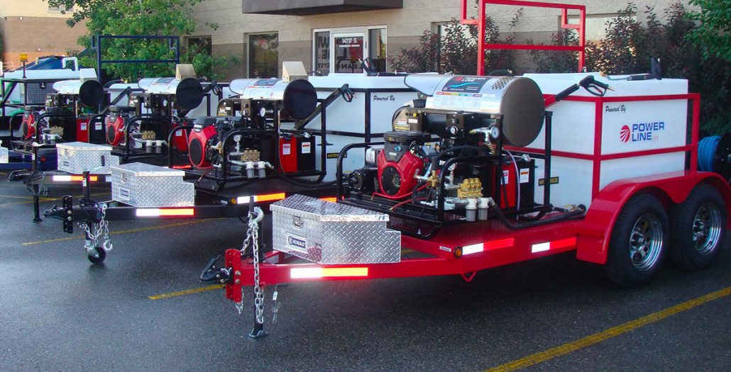 Power Line Industries | Trailer Mounted Power Washers