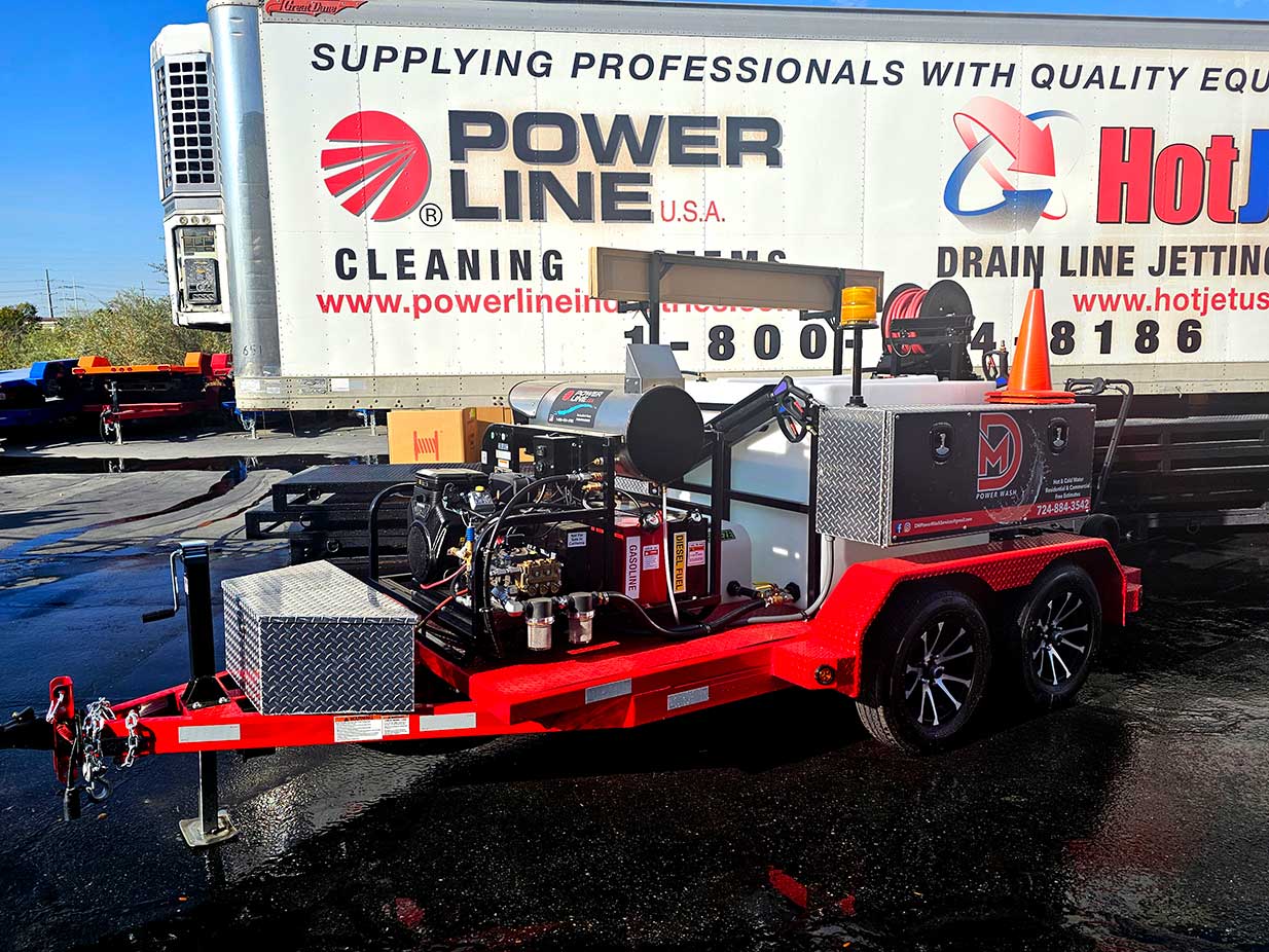 18HP-Power-Wash-Trailer-Tandem-Red2 - Power Line Industries, Inc.